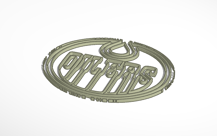 3D design Oilers Project | Tinkercad