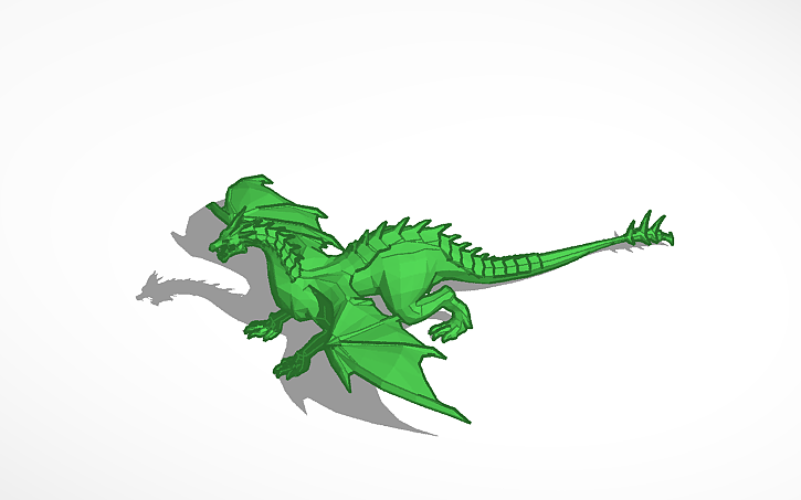 3D design DRAGON - Tinkercad