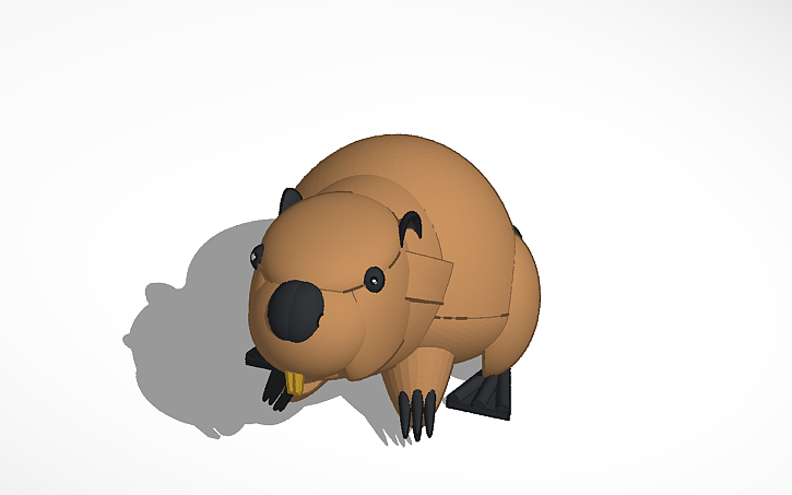 3D design Happy International Beaver Day! - Tinkercad