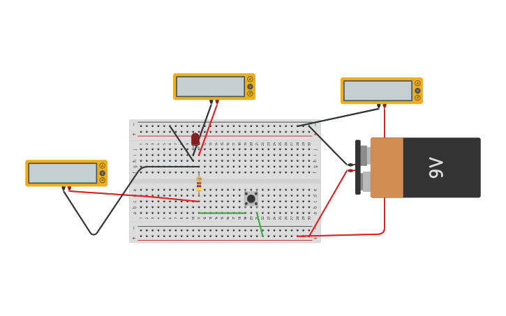 Circuit design Adding a multi meter - Tinkercad
