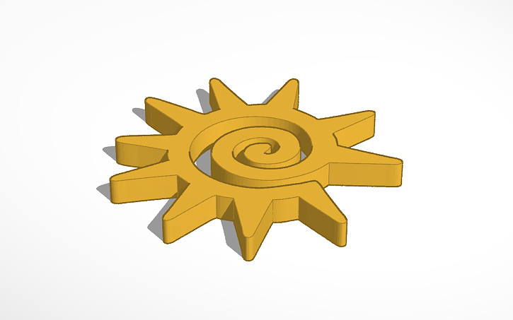 3D design SUN - Tinkercad