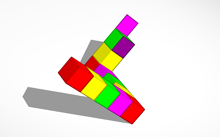 3D design Impossible Triangle - Tinkercad