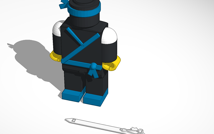 3D design lego ninja - Tinkercad