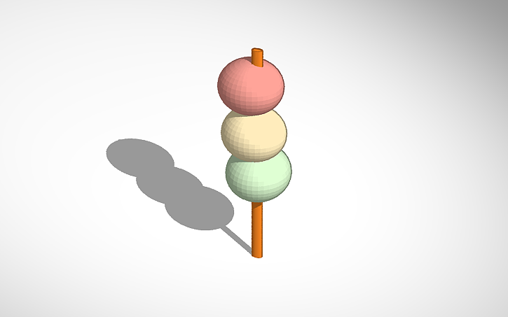 3D design FOOD - Tinkercad