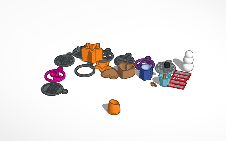 3D design Keychain & Random | Tinkercad