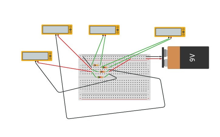 Circuit Design Multi Resistance Musearing Assignment 1 Tinkercad