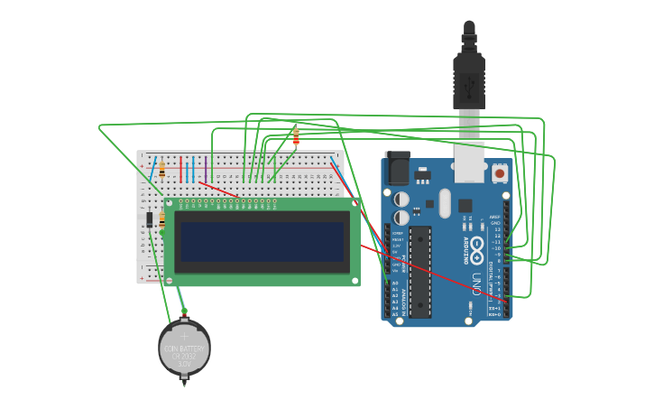 Circuit Design Эксперимент 18 Tinkercad