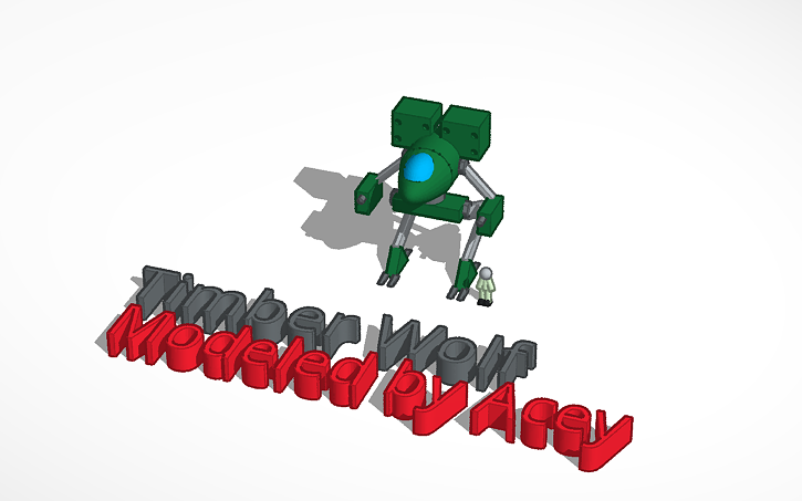 3D design Timber Wolf Mech | Tinkercad