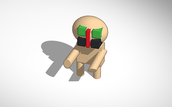 3D design scp-173 - Tinkercad