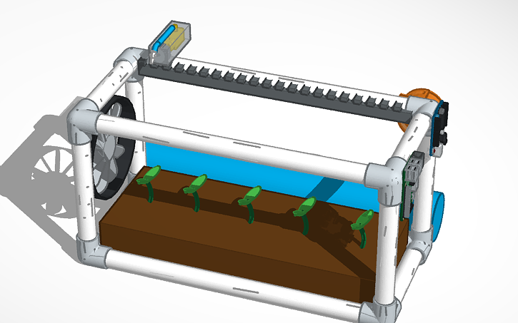 3D design Autonomous Farming System - Tinkercad