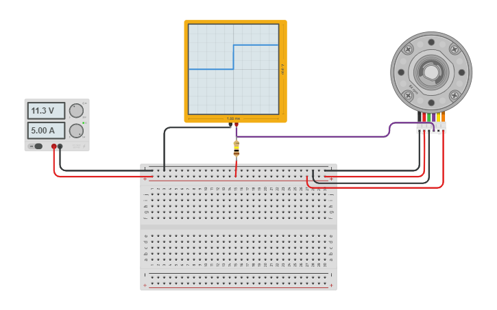 Circuit Design Encoder Oscilloscope Tinkercad