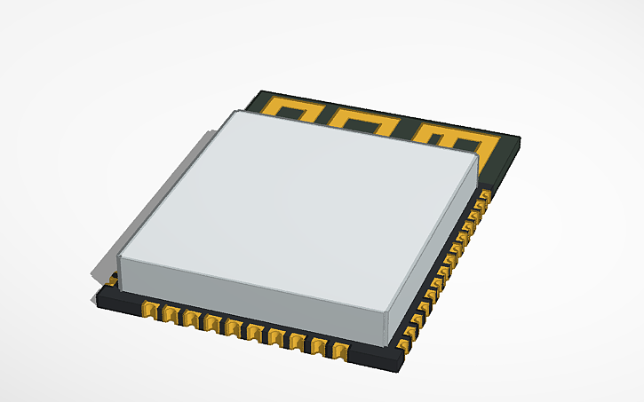 3D design ESP32 - Tinkercad