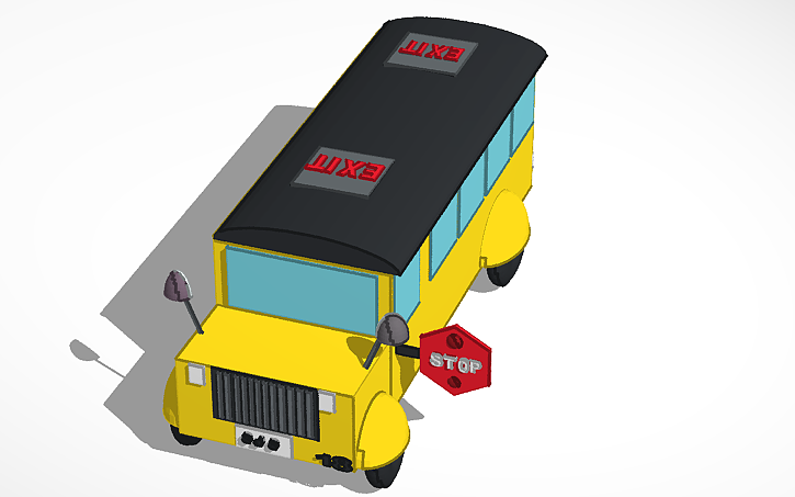 3D design bus - Tinkercad