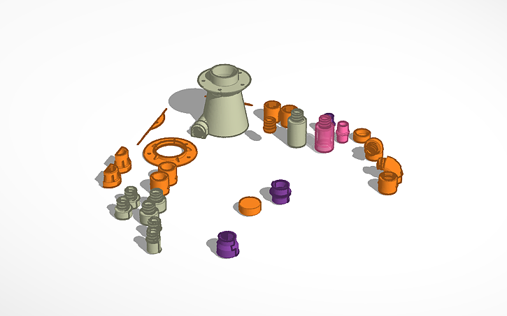 3D design Dust Collector Collection v1.0 - Tinkercad