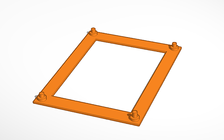 3D design PCB Holder (5x7 cm) - Tinkercad