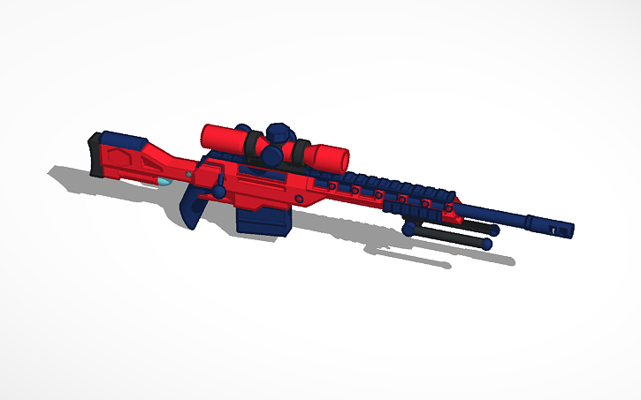 3D design spider man gun - Tinkercad
