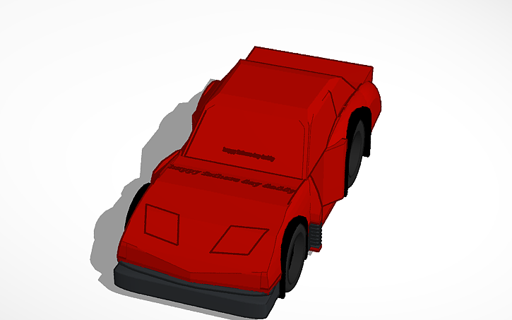3D design new car - Tinkercad
