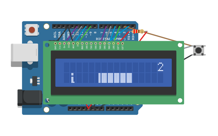 Circuit Design Copy Of Arduino Lcd Game Tinkercad