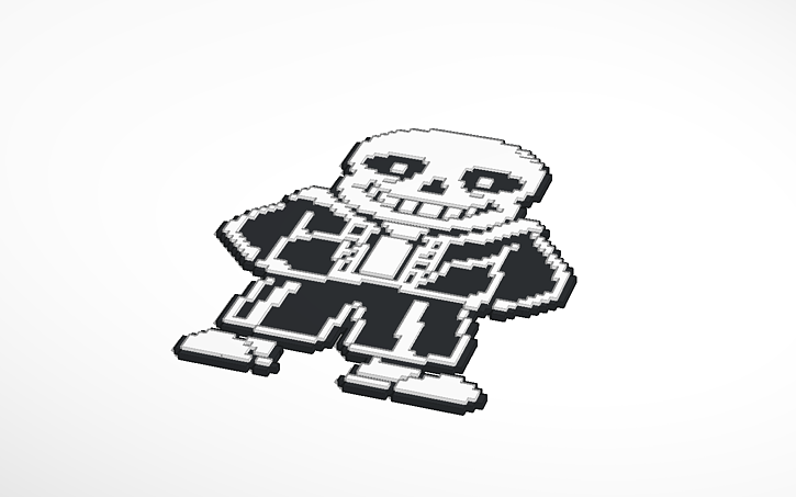 3D design Copy of sans - Tinkercad