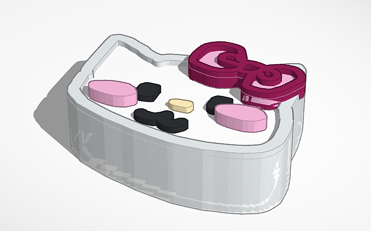 3D design Hello Kitty! - Tinkercad