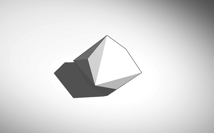 3D design Catalan--triakis octahedron - Tinkercad