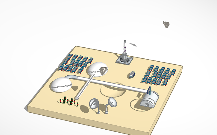 3D design Astro Tripolis - Moon Base | Tinkercad