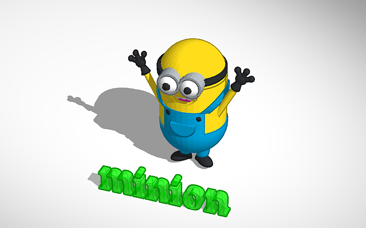 3D design minion - Tinkercad