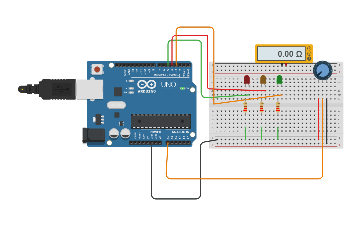 Circuit design Project 1 | Tinkercad