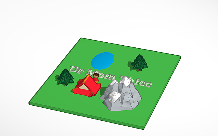 3d Design Ur Mom Thicc Nature Tinkercad