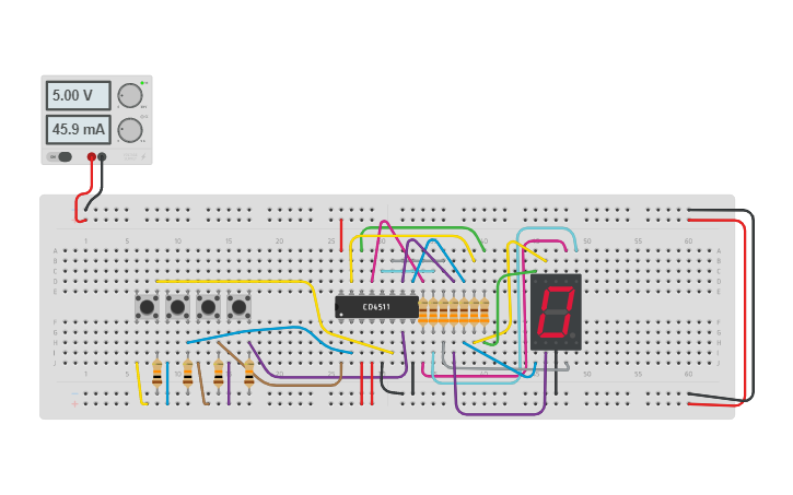 Circuit Design Display 7 Segmentos Ifsp Tinkercad