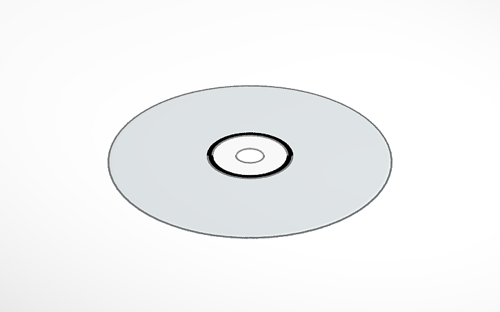 3D design CD - Tinkercad