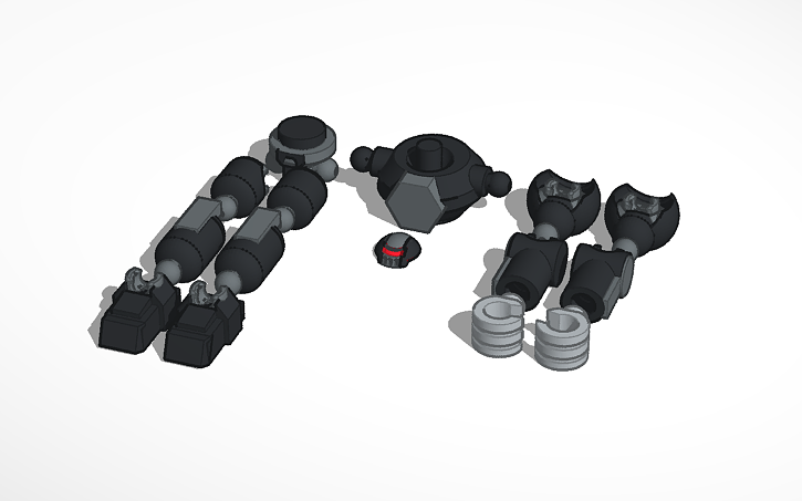 3D design Swatbot (Sonic chronicles) - Tinkercad