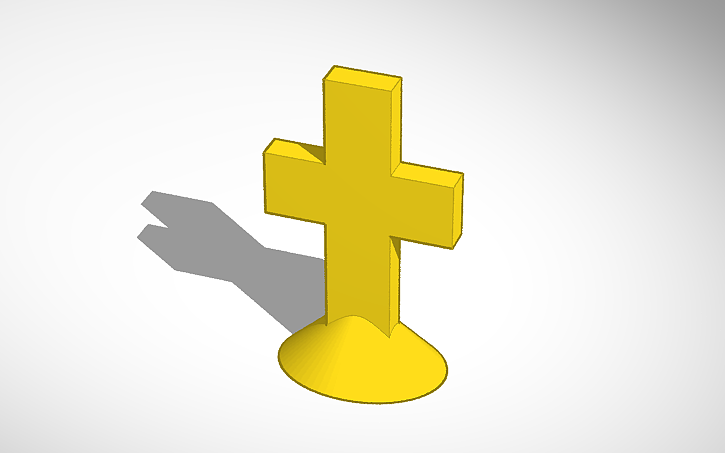 3D design Cross - Tinkercad