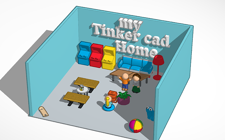 3D design my Tinker cad home | Tinkercad