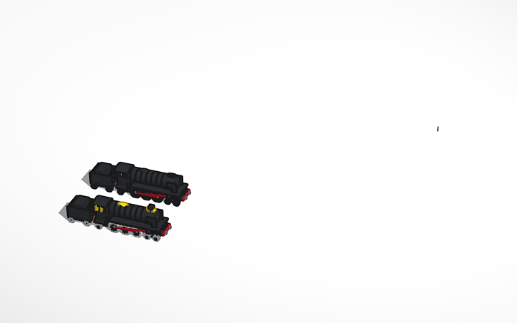 3D design KA Class Locomotive "942"+ Ab class Locomotive - Tinkercad