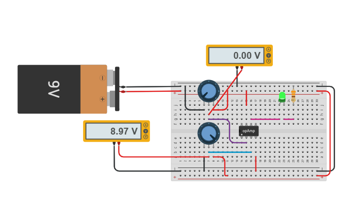 Circuit design Actividad 1 - Tinkercad
