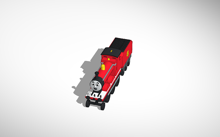 3D design James The Red Engine - Tinkercad