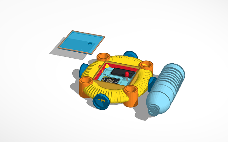 3d Design Micro Bit Flood Warning System Tinkercad