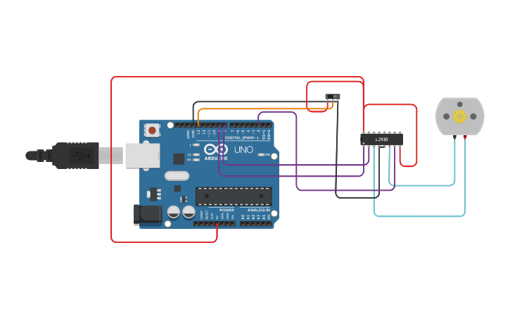 Circuit design Daring Lappi - Tinkercad