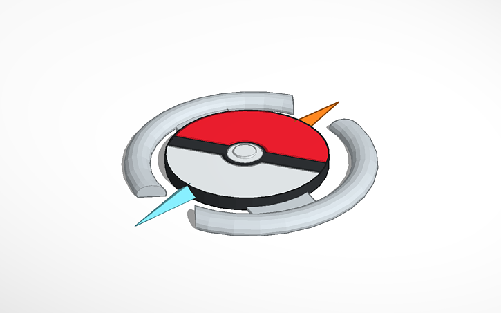 3D design Pokemon Go badge | Tinkercad