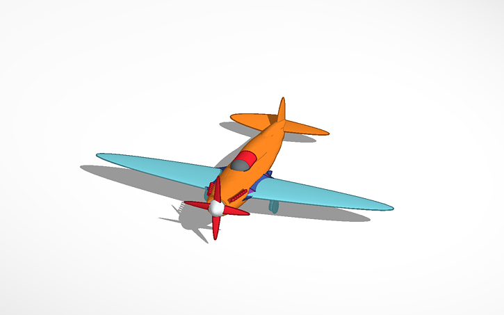3D design plane - Tinkercad