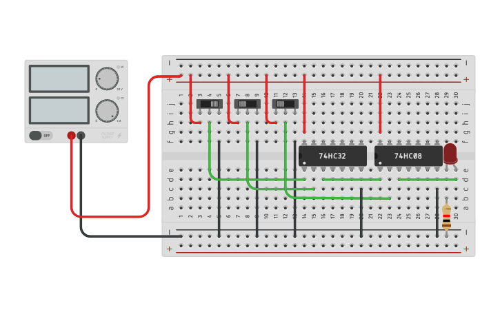 Circuit design Sistema de seguridad - Tinkercad