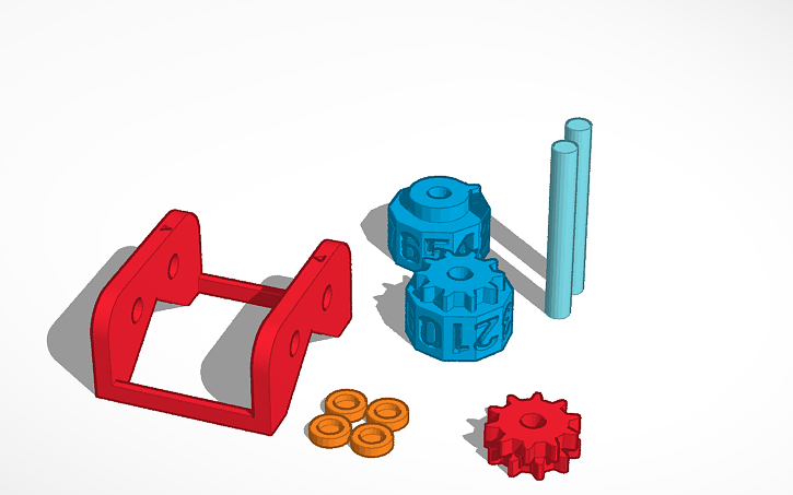 3D design Dean - Mechanical Counter | Tinkercad