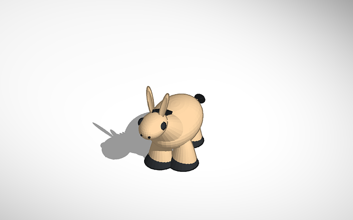 3D design Donkey - Tinkercad