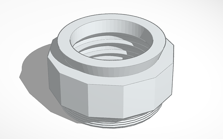 3D design Lomo microscope to M42 adapter - Tinkercad