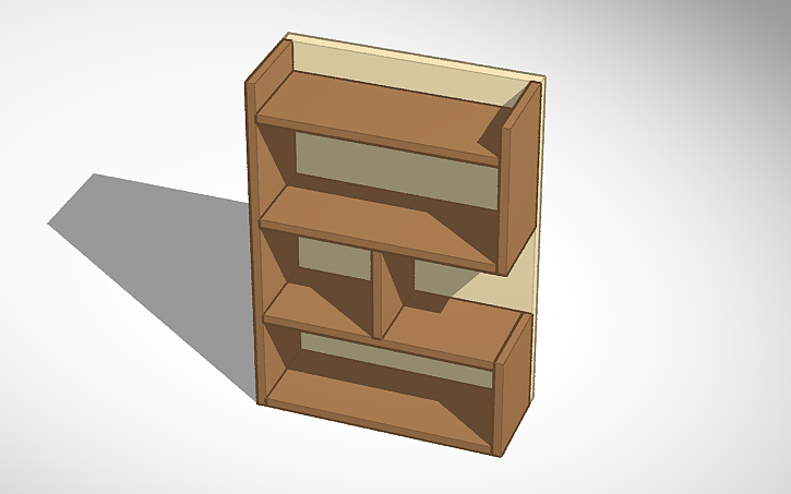 3D design Wall shelf - Tinkercad