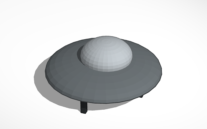 3D design UFO - Tinkercad