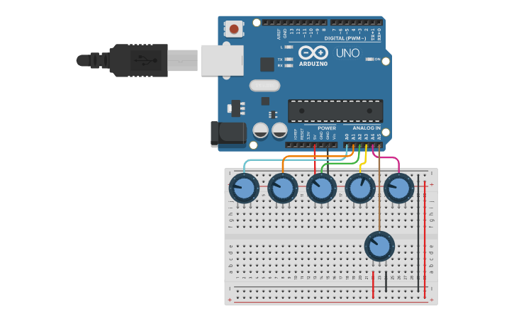 Circuit design Trabajo en Clase 4 | Tinkercad