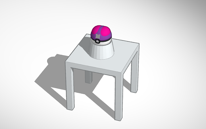 3D design Master ball stand - Tinkercad