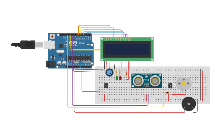 Circuit design Automated Arduino-Based Irrigation System - Tinkercad